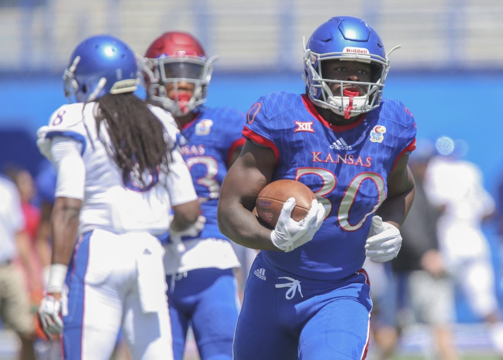 KU football awards newly retired RB Kezelee Flomo scholarship | News ...